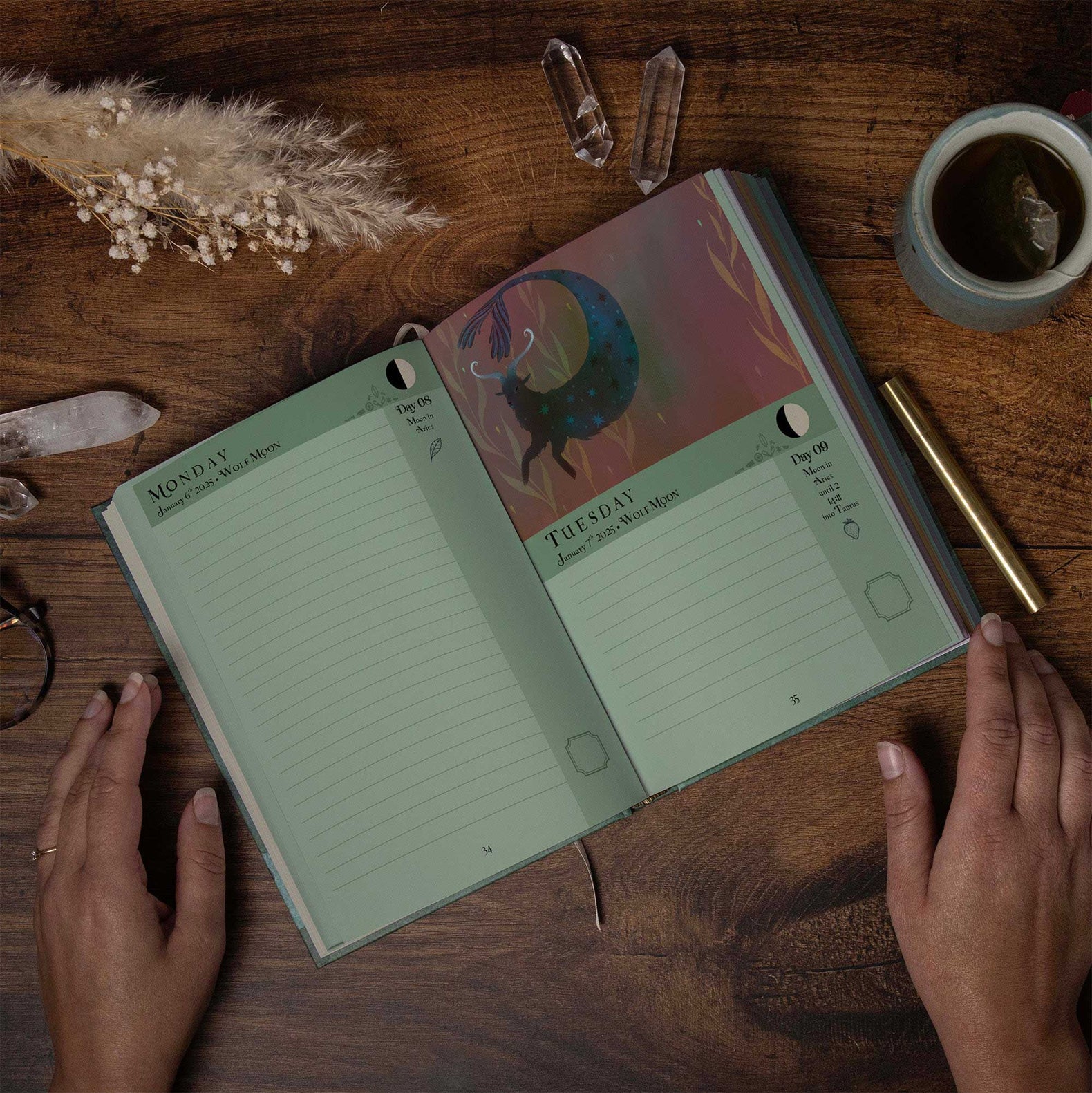 Order Your Moon Journal 2025 | Track Lunar Living With Your Moon Diary ...