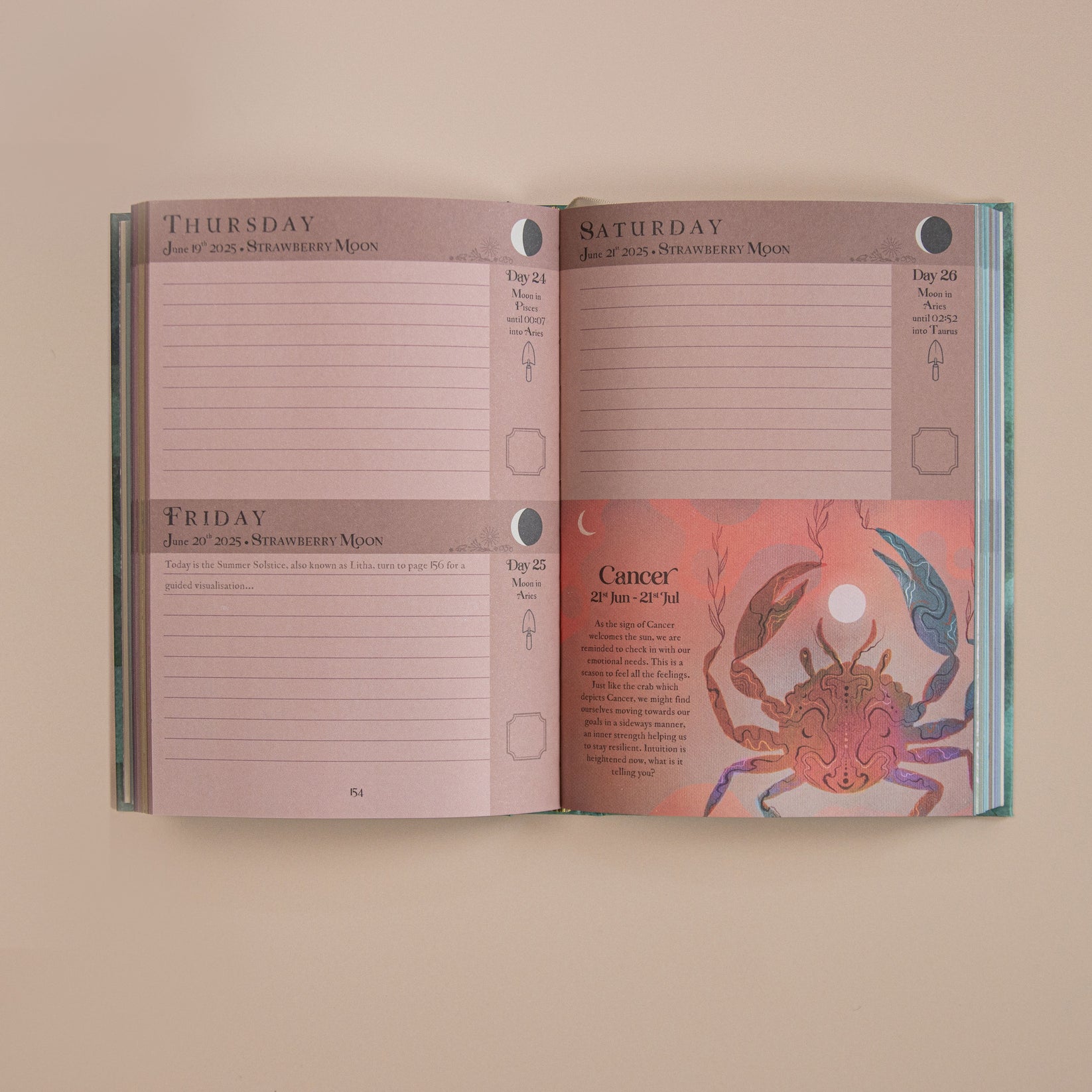 Order Your Moon Journal 2025 | Track Lunar Living With Your Moon Diary ...